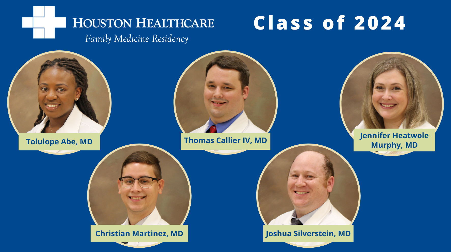 Five Doctors Graduate Houston Healthcare Family Medicine Residency Program